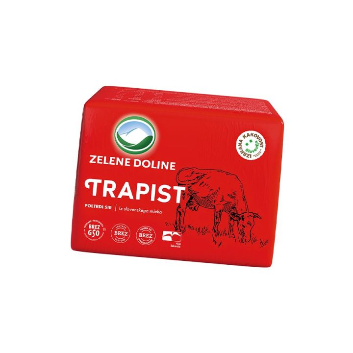 Zelene Doline Sir Trapist 45%, 1250g - Omega d.o.o.