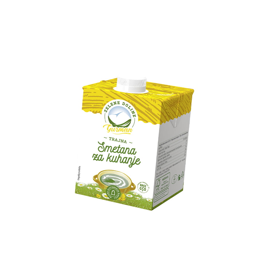 Zelene Doline Vrhnje za šlag 500 ml - Omega d.o.o.